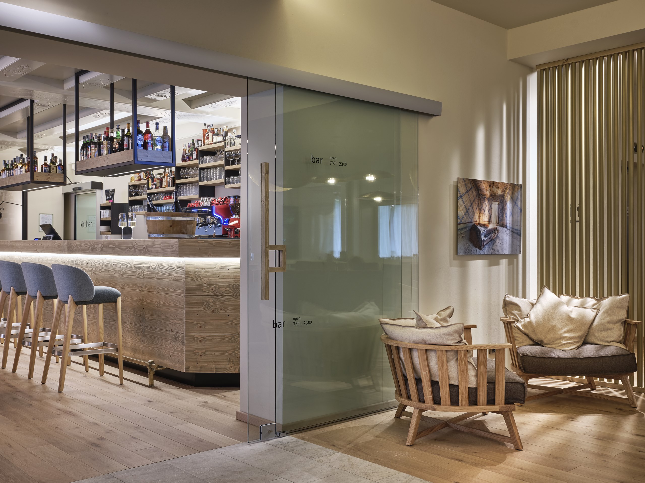 Bonfanti Design Hotel – our bar, wine bar, and lounge bar